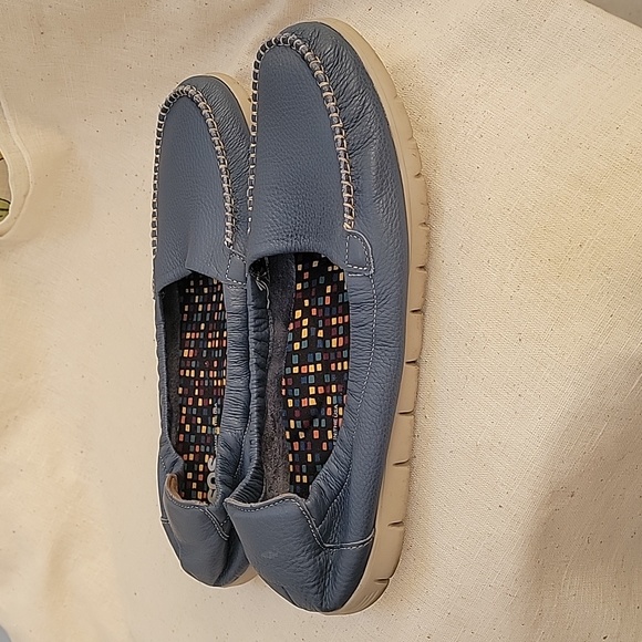 SAS | Shoes | Sas Blue Sunny Slip On Moccasin Loafers | Poshmark